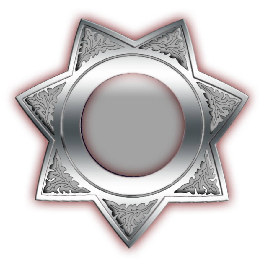 Police Star Badge drawing free image download