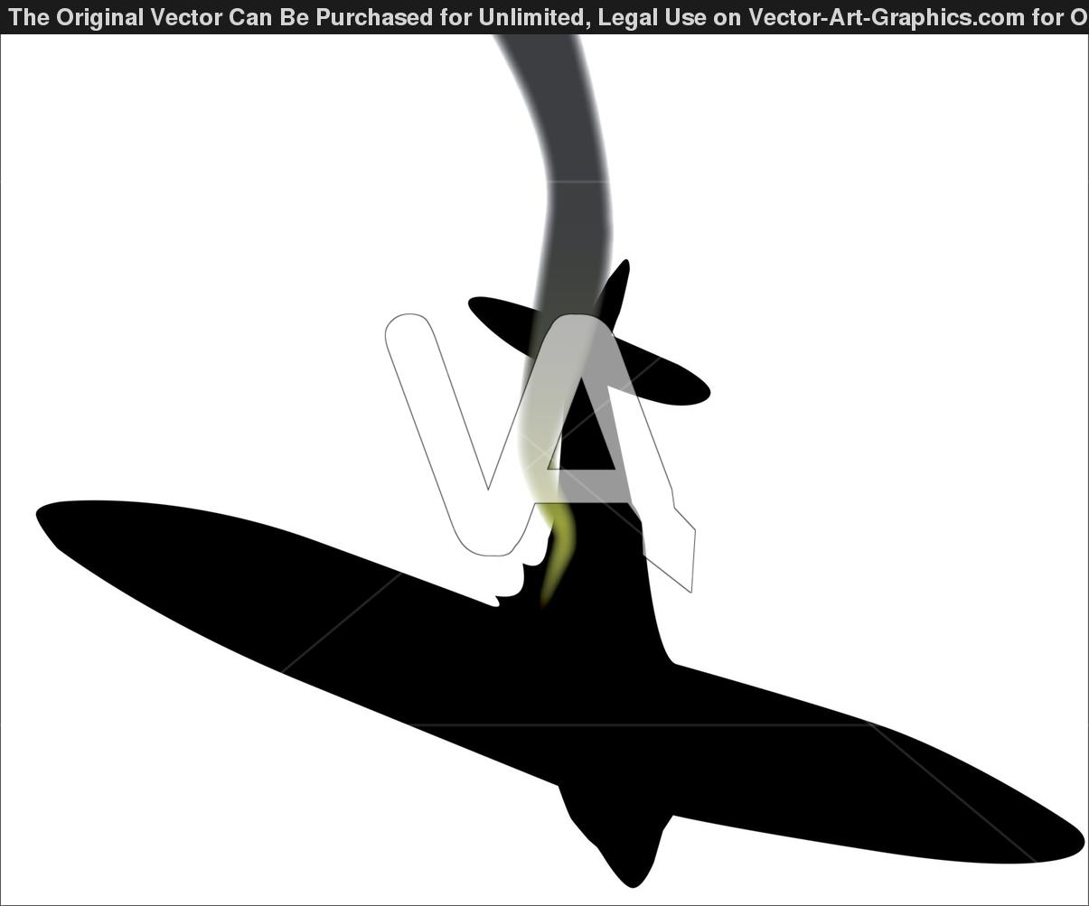 World War Ii Fighter Plane Seriously Damaged Set Over A White free ...