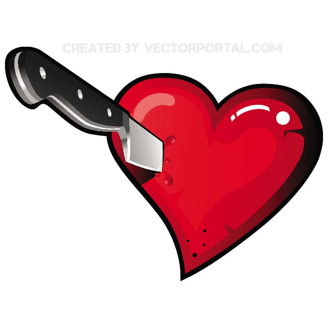 Heart Being Stabbed free image download