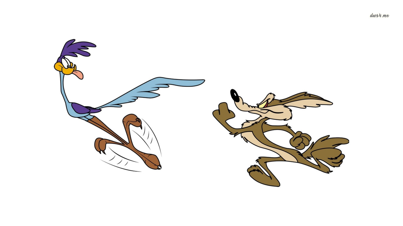 Road Runner Wile E Coyote drawing free image download