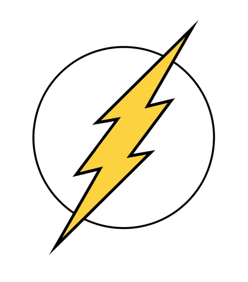 Yellow flash symbol free image download