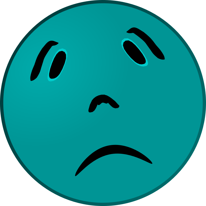 Frown Smiley Face drawing free image download