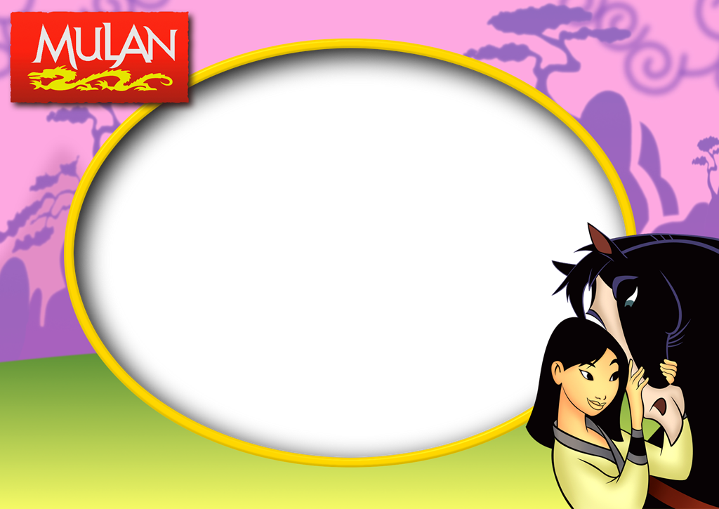 Mulan border drawing free image download