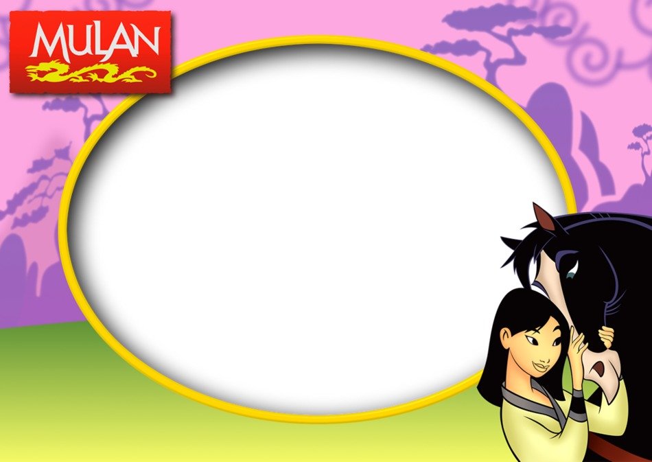 Mulan border drawing free image download
