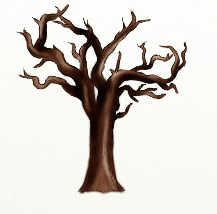 Dead Tree Cartoon free image download