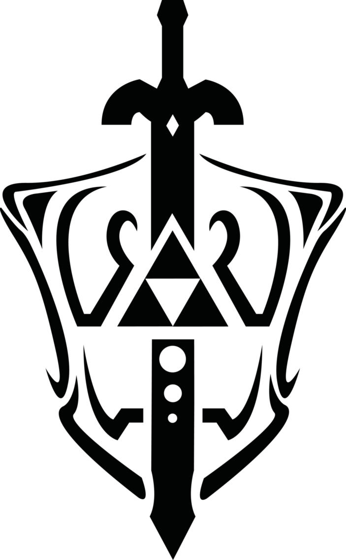 Triforce Master Sword drawing free image download