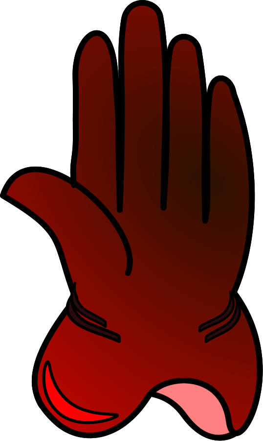 Cartoon Glove Hand drawing free image download