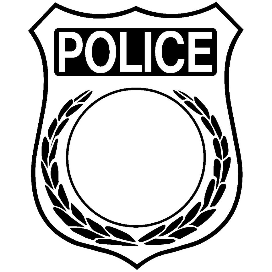 Template For Police Badge Free Image Download