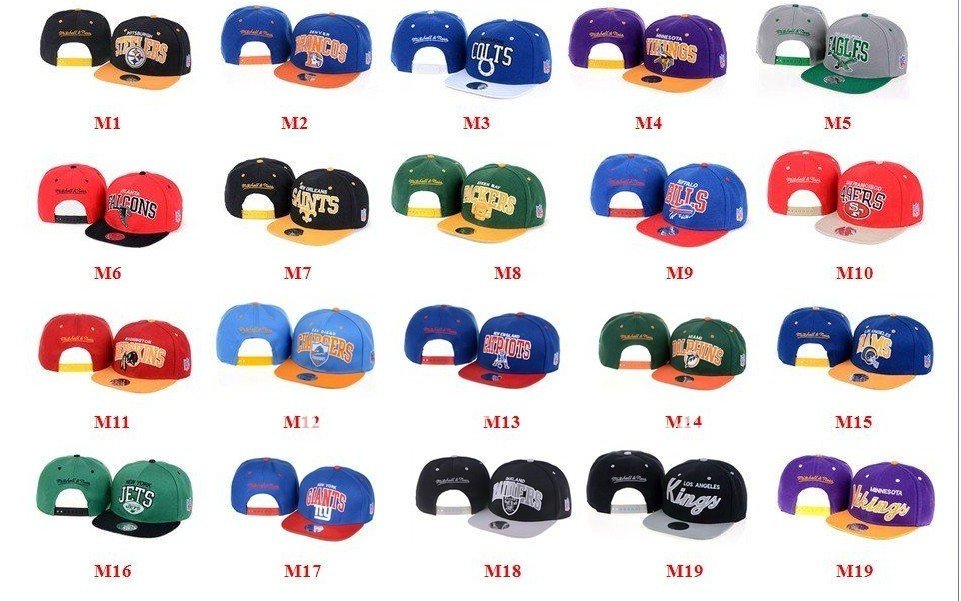 Colorful college football hats free image download