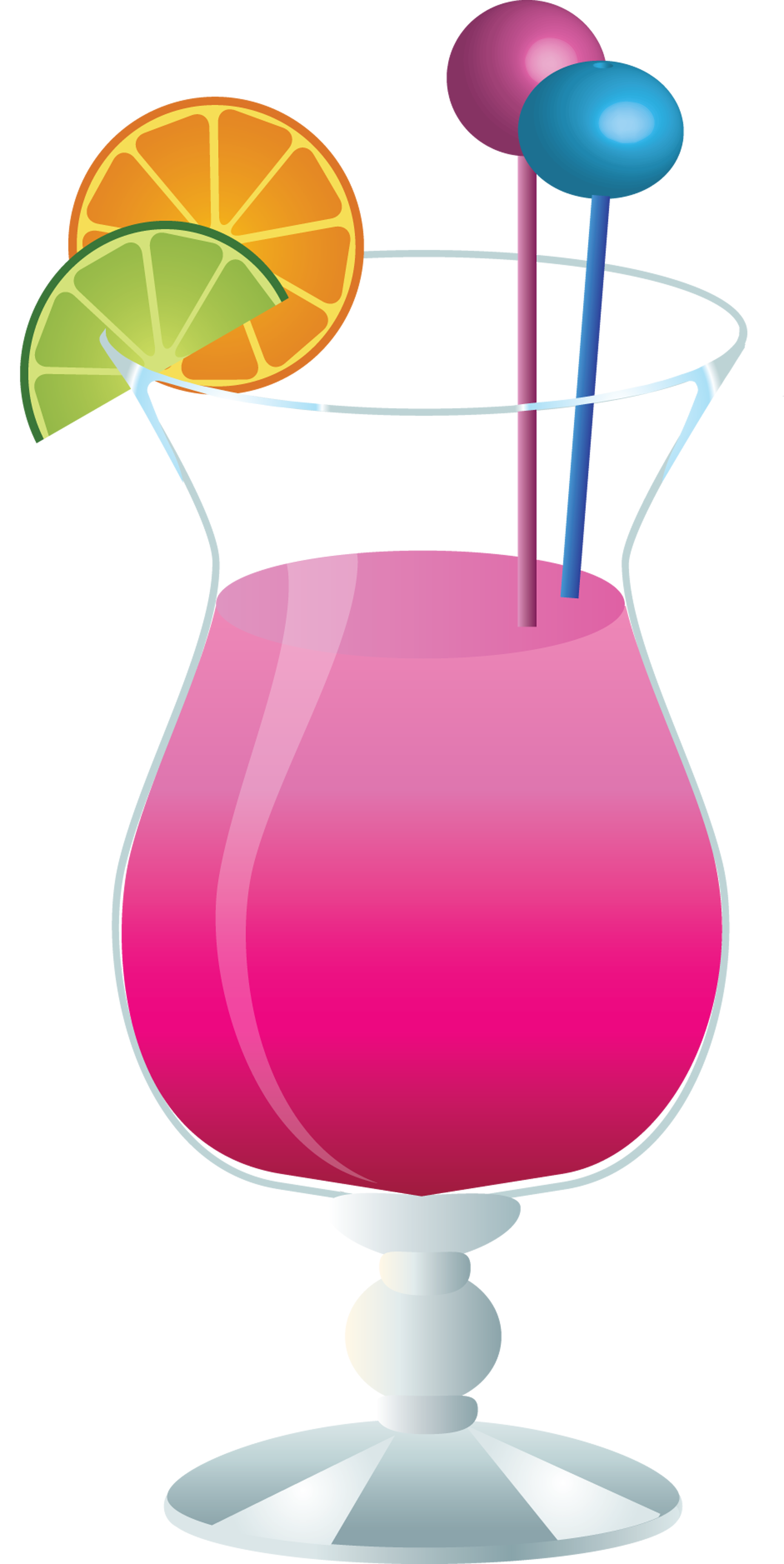 Pink drink in a cocktail glass free image download