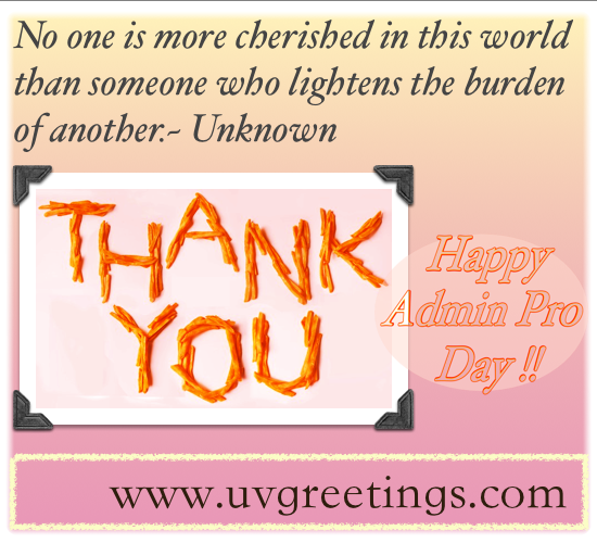 Administrative Professionals Day Thank You free image download