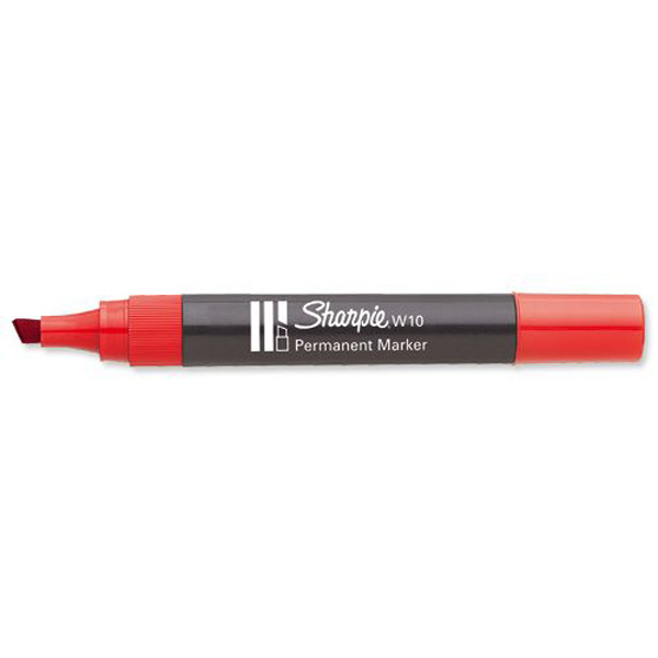 Sharpie W10 Chisel Tip Permanent Marker Red free image download