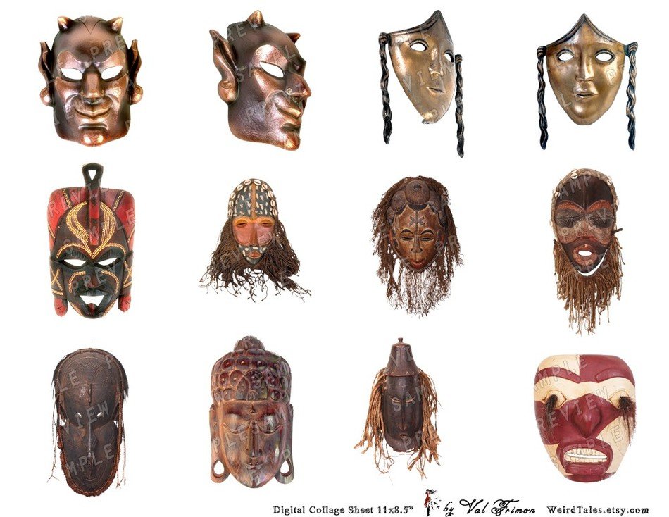African Masks N4 free image download