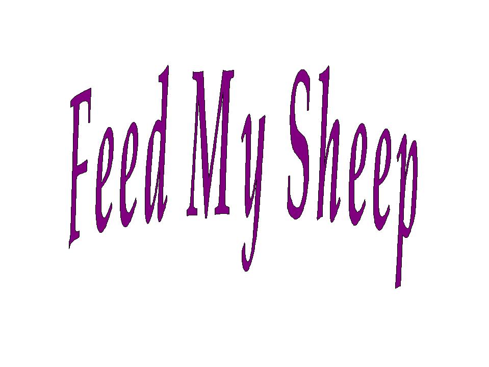 Feed My Sheep Clip Art drawing free image download