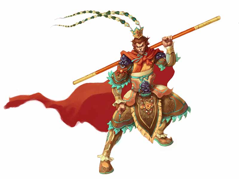 Painted Wukong, the Monkey King free image download