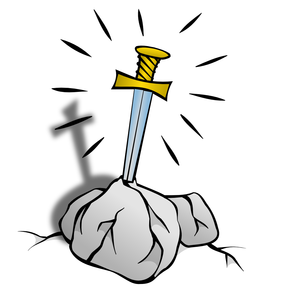 Gold Sword Clip Art free image download