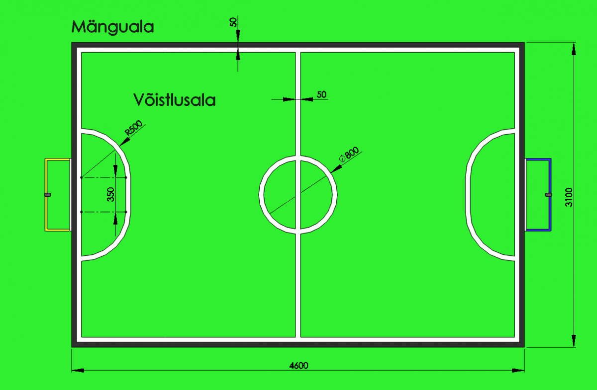Football Field Diagram drawing free image download
