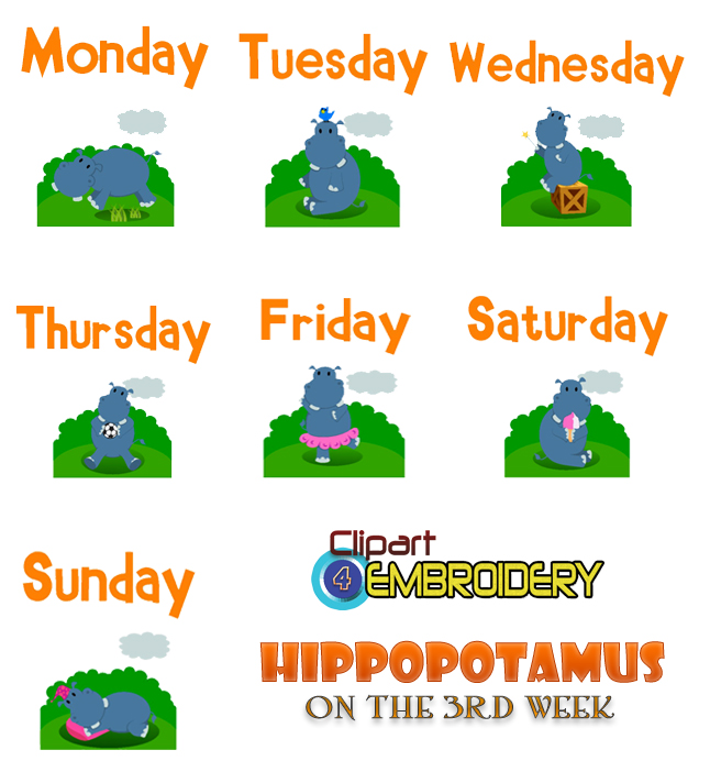 Week Clip Art N6 free image download