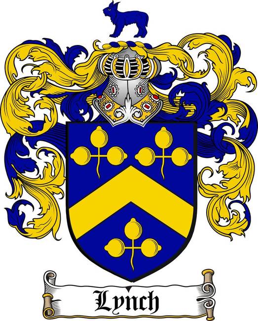 LYNCH FAMILY CREST COAT OF ARMS Art Prints By Family Crest free image ...