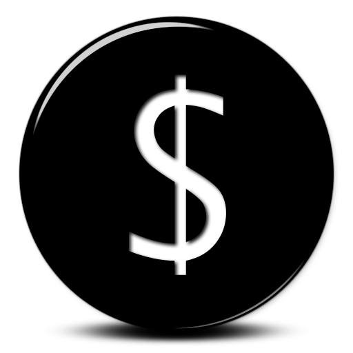 Dollar Sign Button Icon free image download