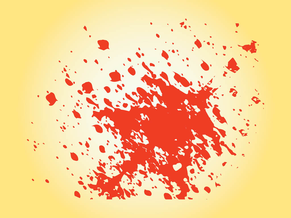 Paint red Splatter drawing free image download