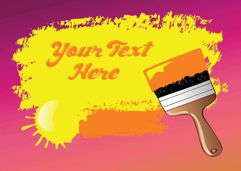 Paint Brush Clip Art Borders drawing free image download