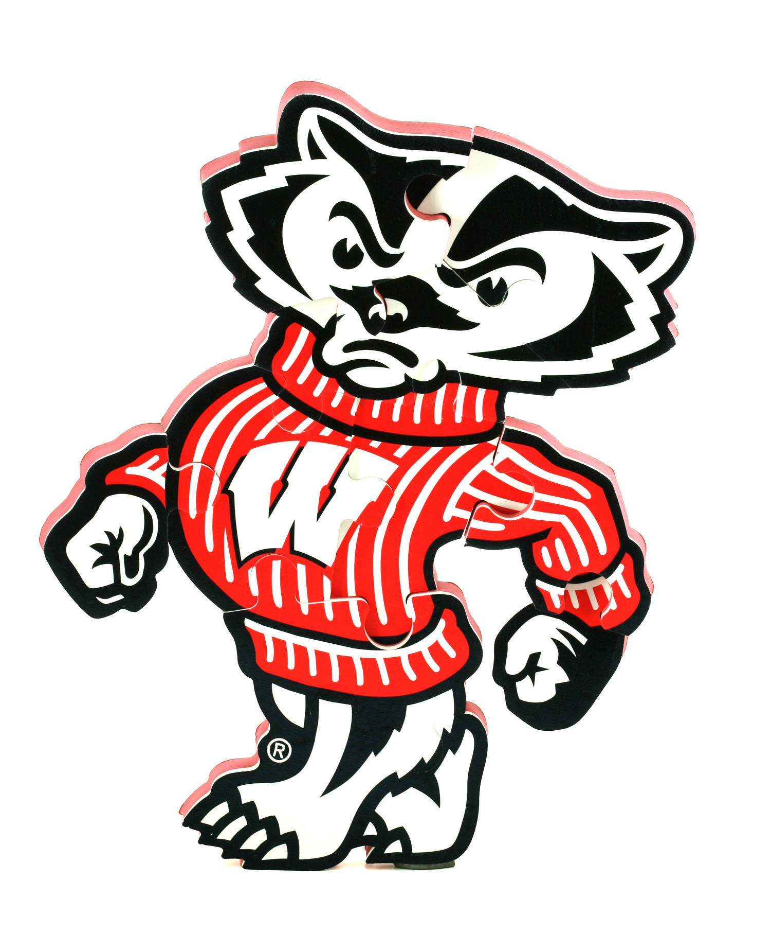 Bucky Badger Logo drawing free image download