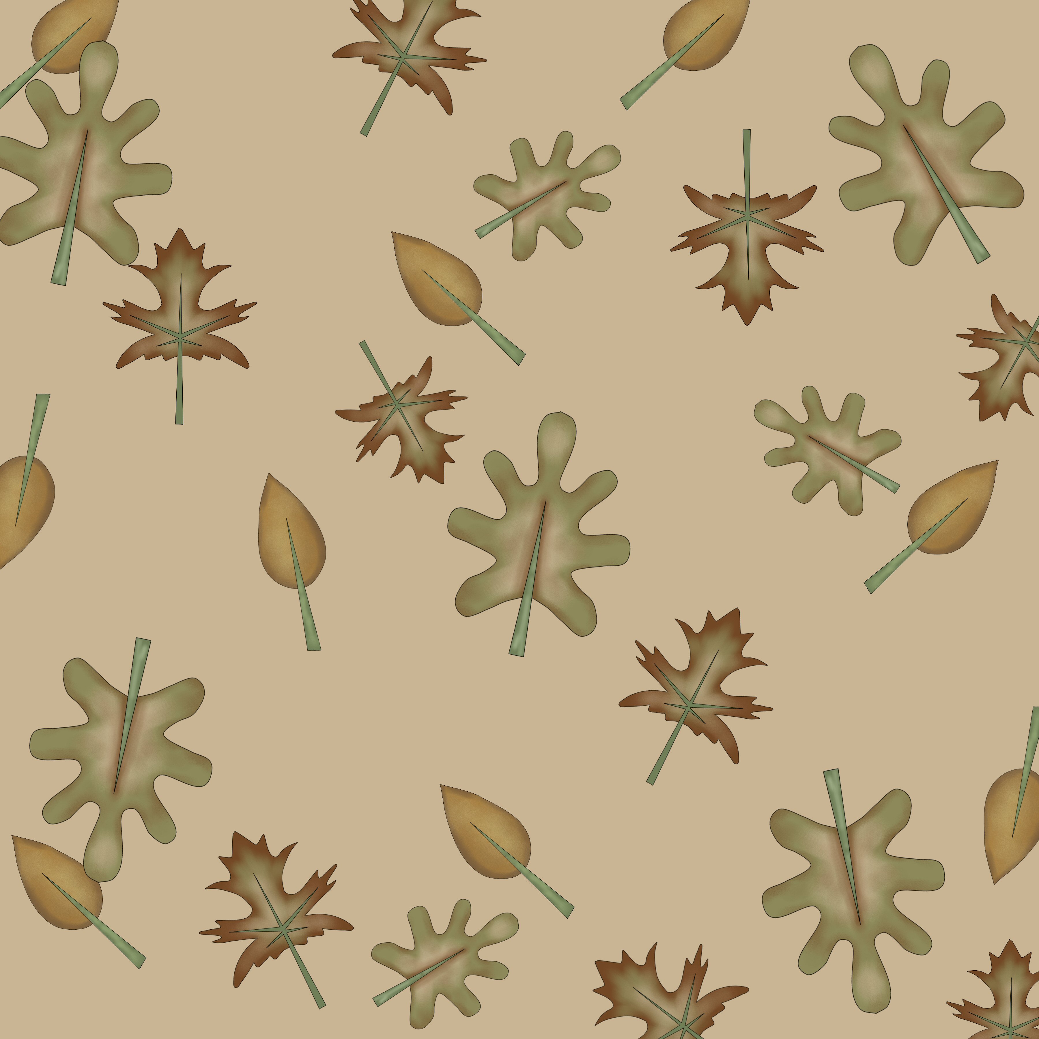 Paper Leaves drawing free image download