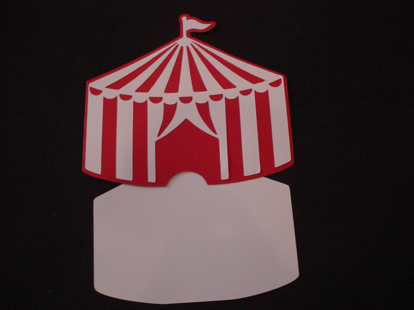 Paper circus tent free image download
