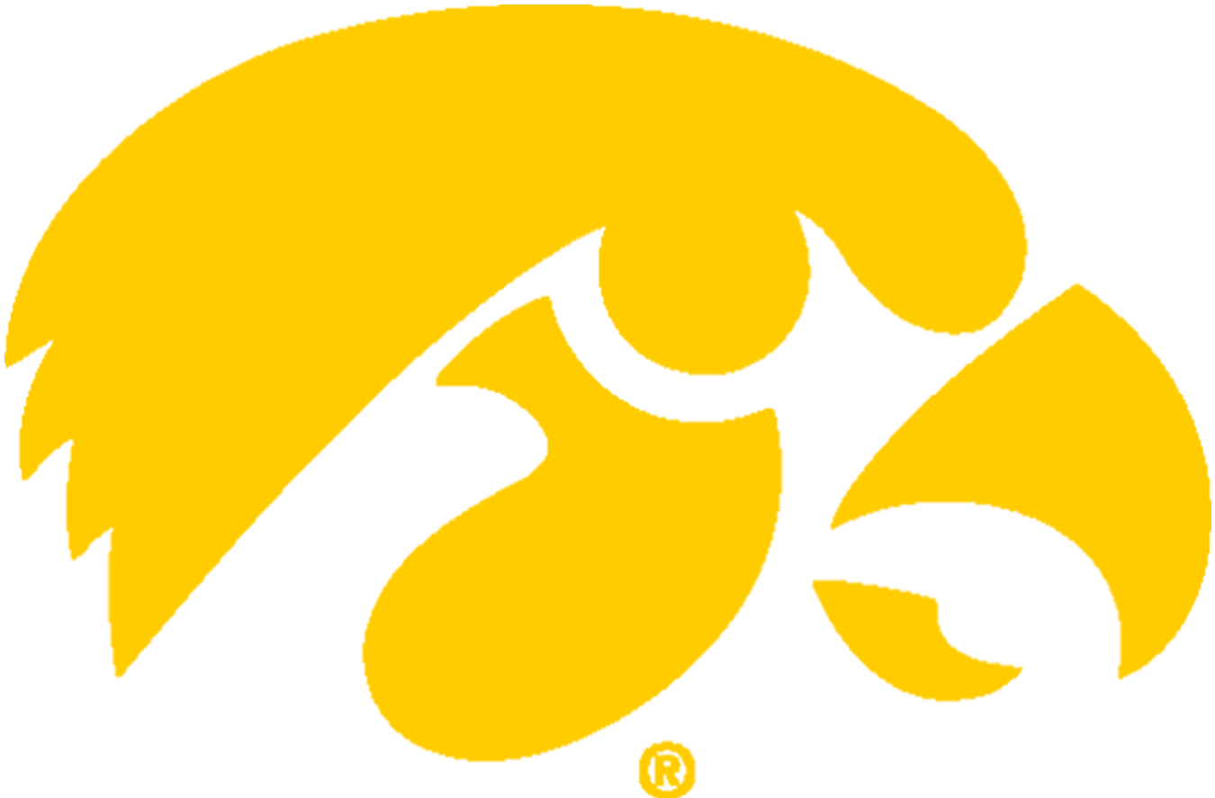 Logo of the football team Iowa Hawkeye free image download