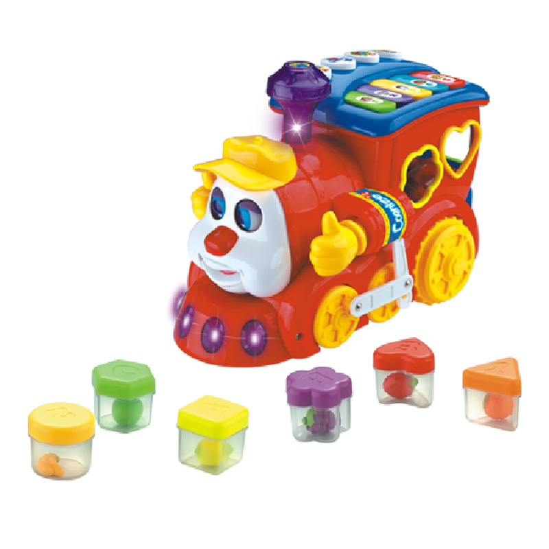 Toy multi-colored engine for the development of the child free image ...