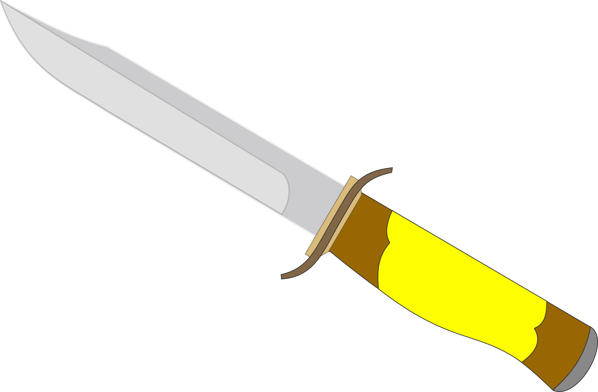 Knife yellow free image download