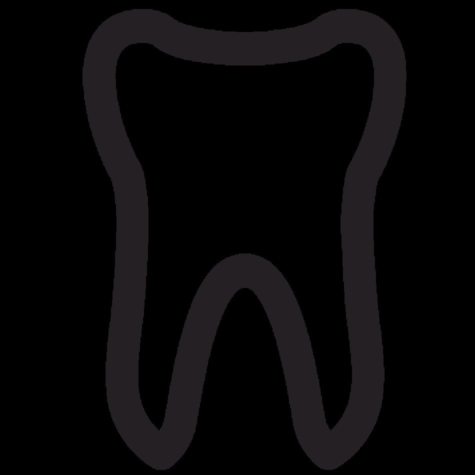 Tooth Outline N7 free image download