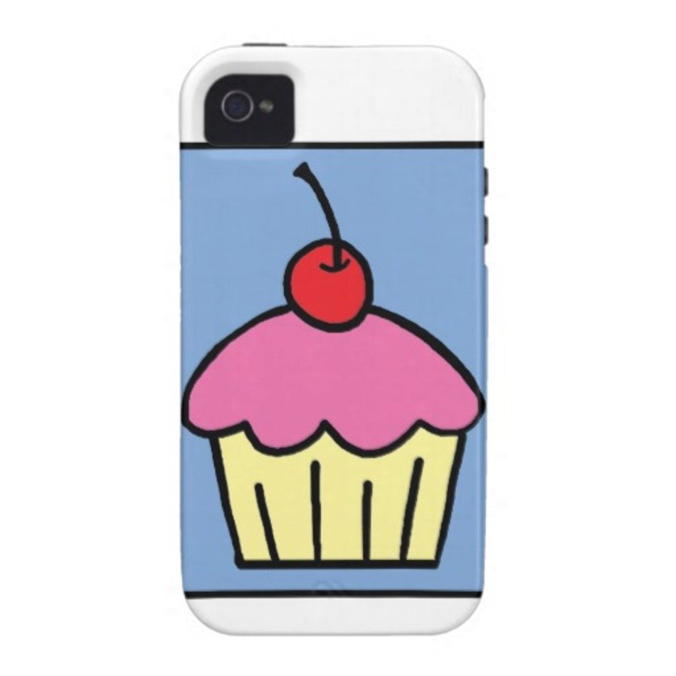 Home raquo Cartoon Clip Art Cupcake Frosting Cherry Dessert Case free ...