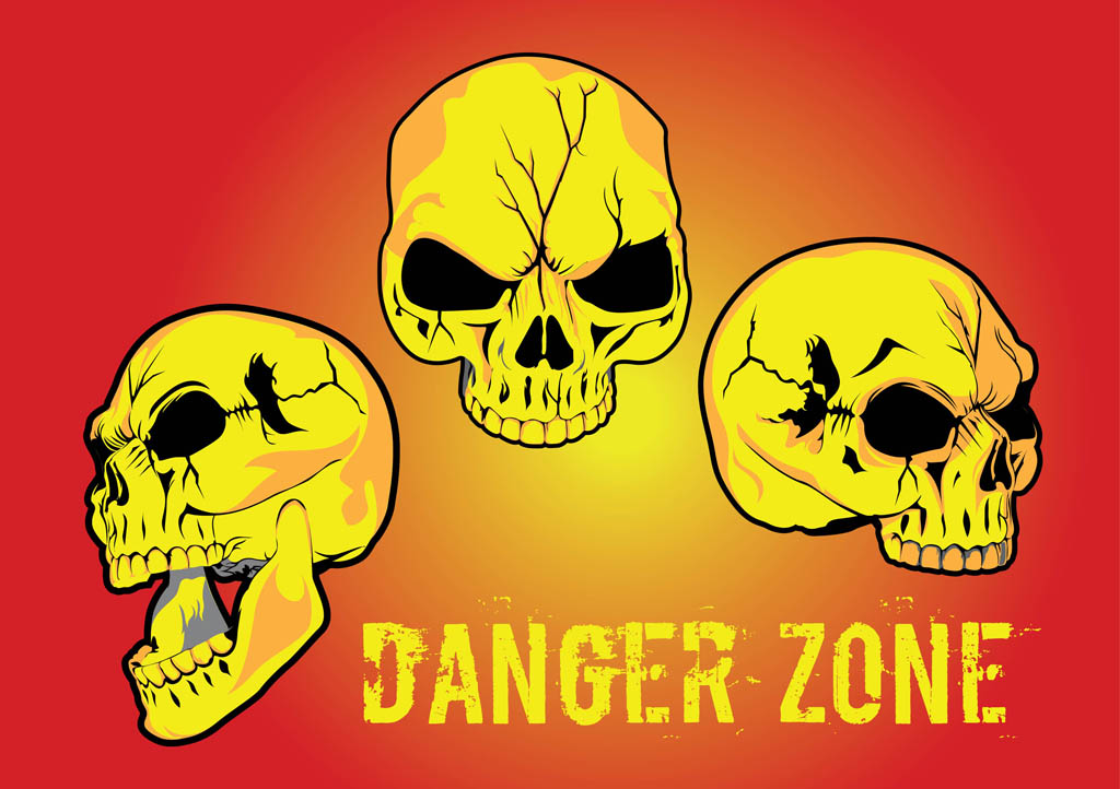 Danger Zone Clip Art drawing free image download