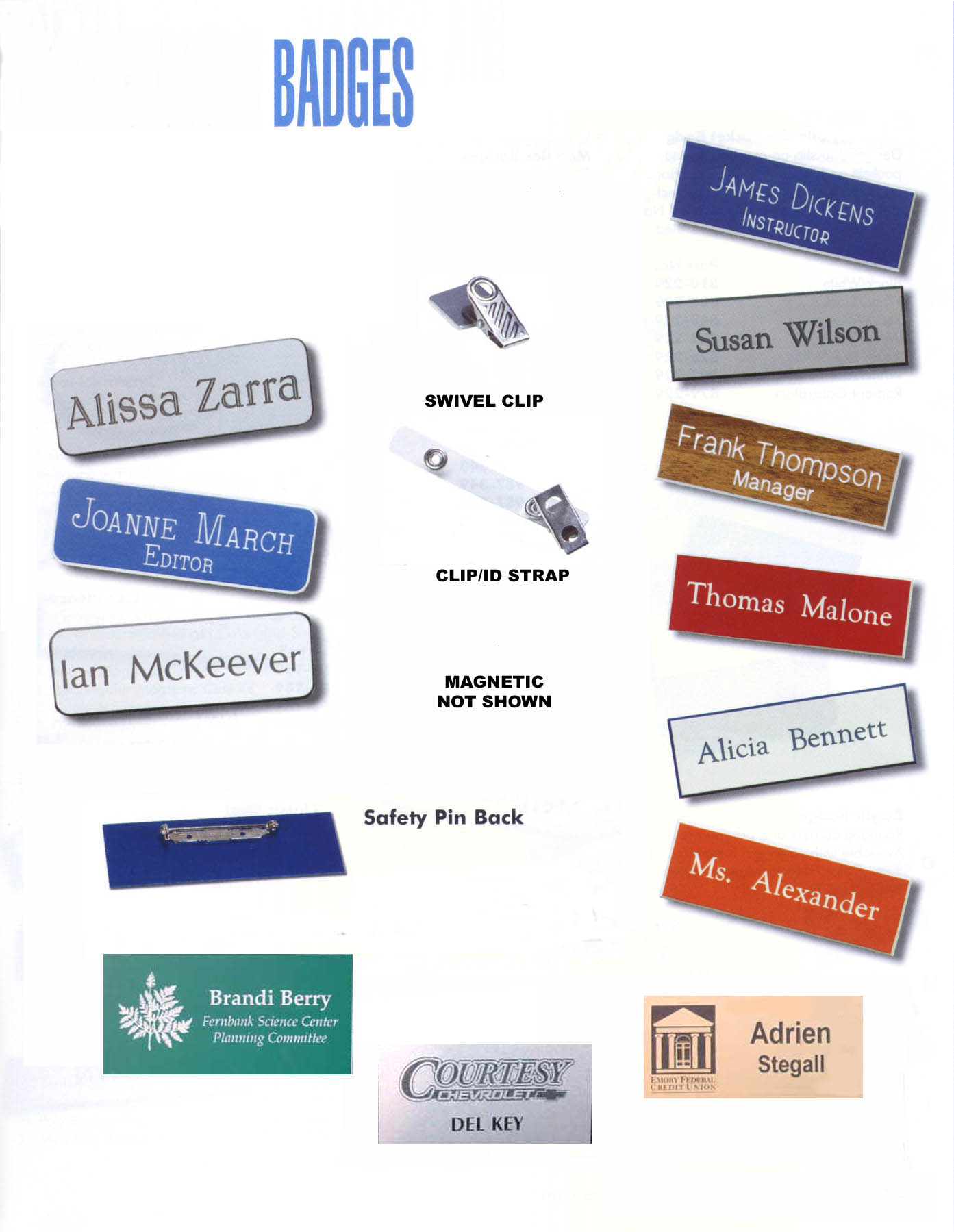 Custom Name Badges drawing free image download