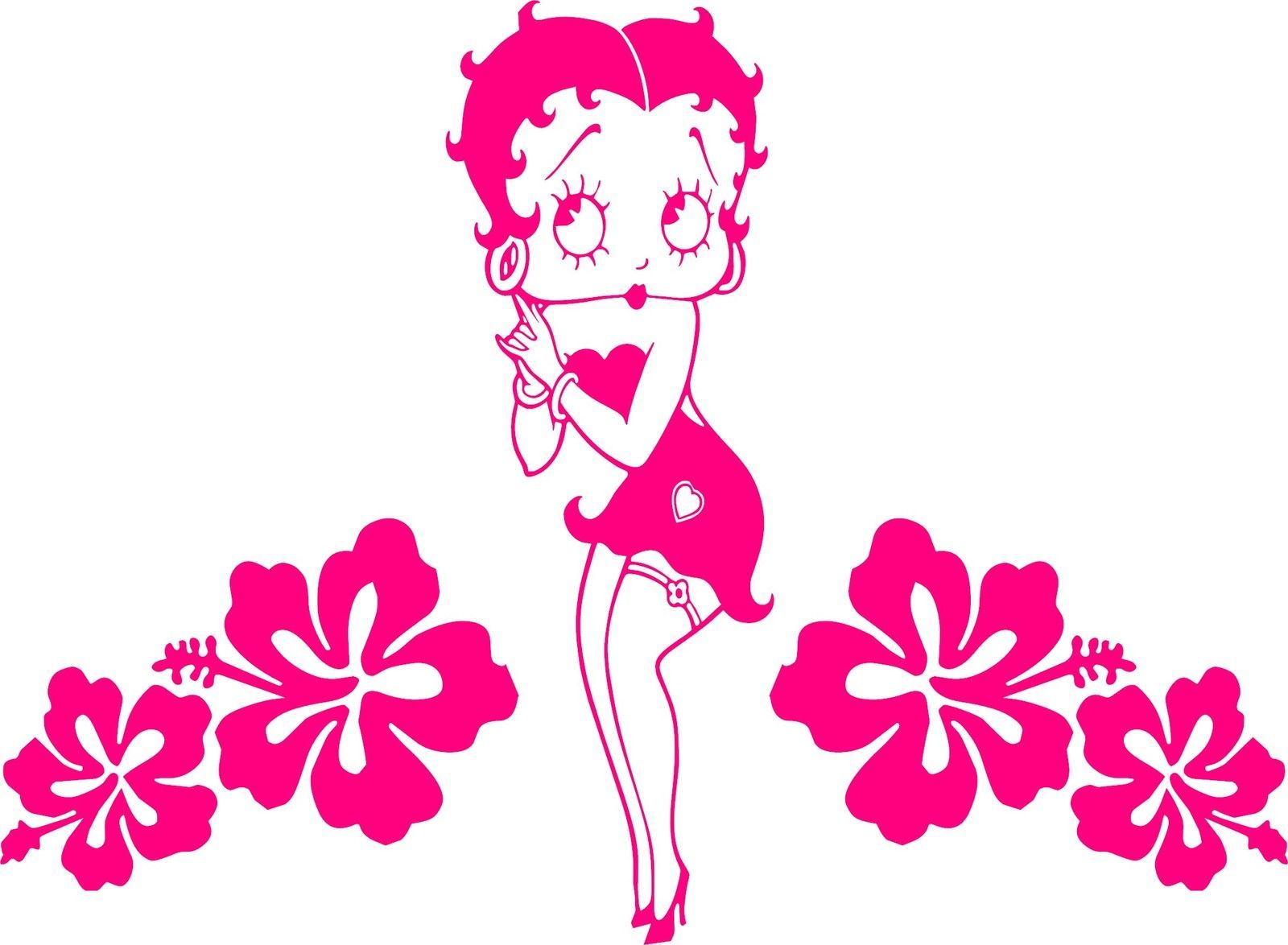 Drawing of a girl in pink free image download