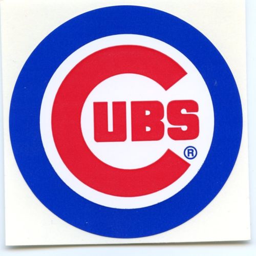 Chicago Cubs Baseball Team LOGO Sticker Decal VINTAGE 1990 39 S LIKE ...