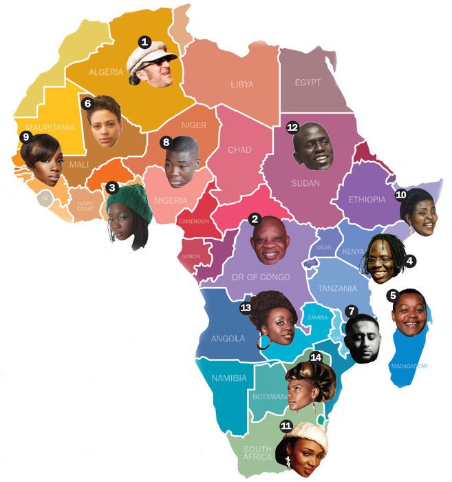 Map with faces as a picture for clip art free image download