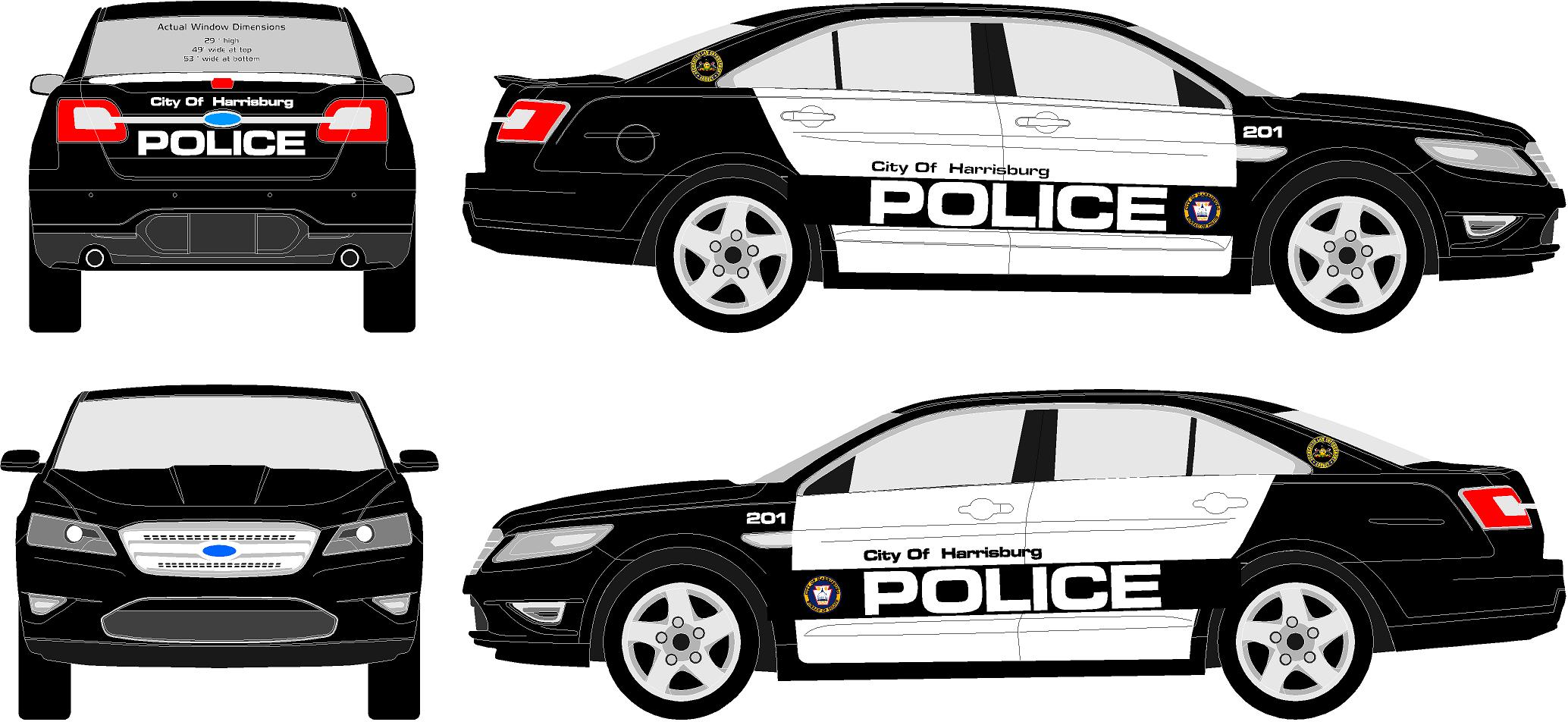 Ford Police Interceptor Sedan free image download