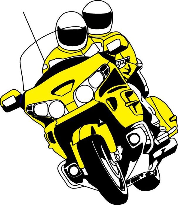 Goldwing Motorcycle Clip Art N2 free image download