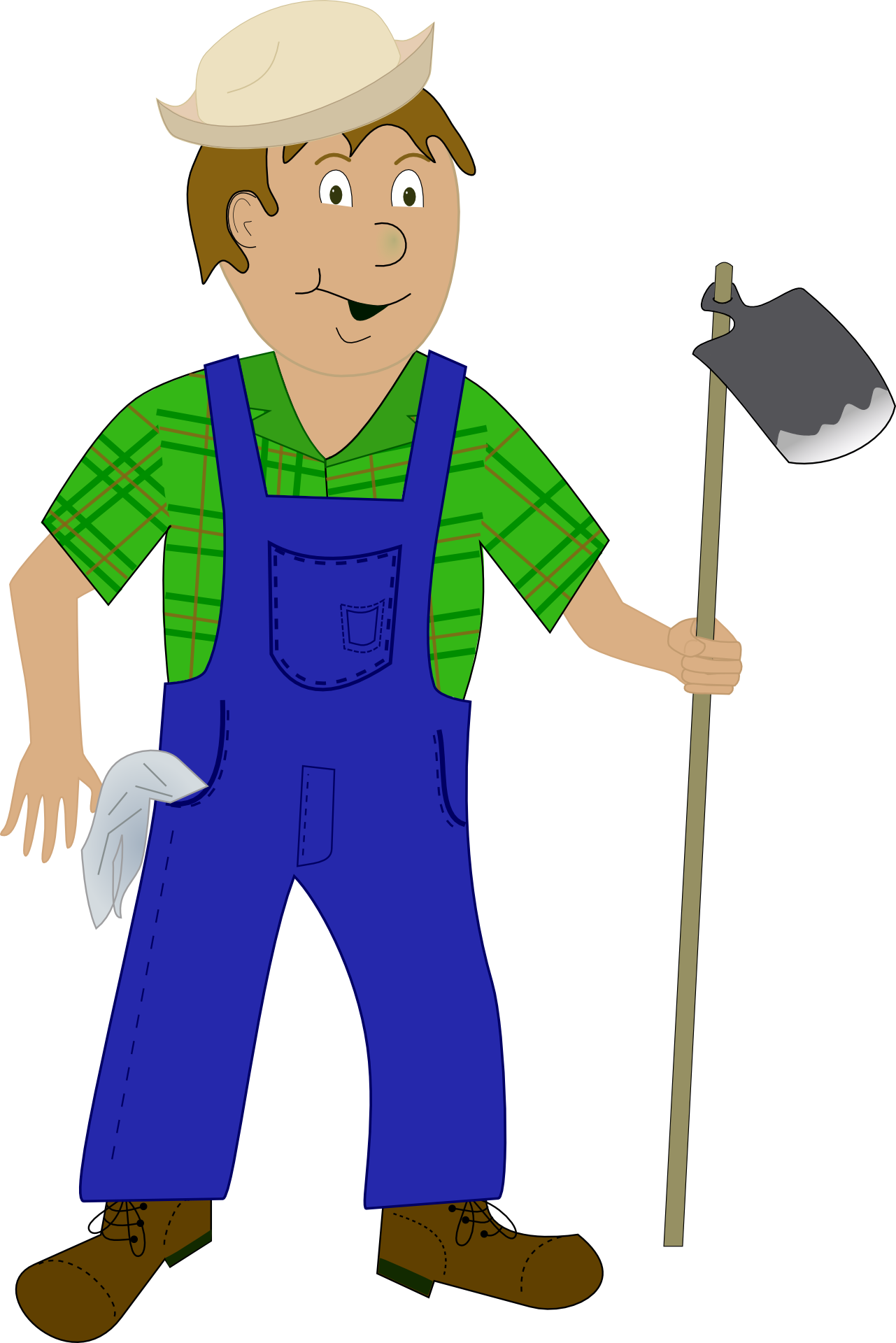 Farmer worker drawing free image download