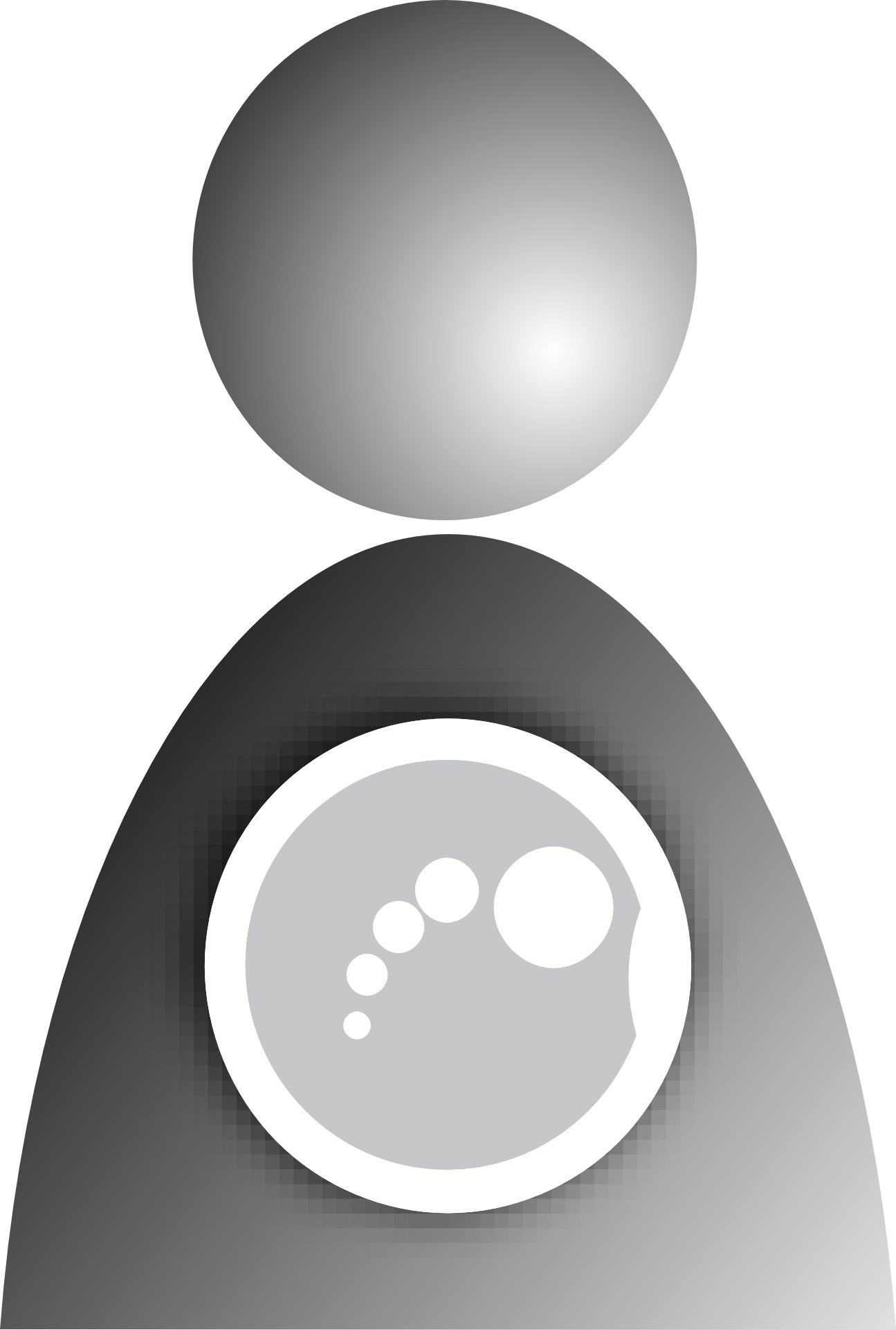 Grey avatar free image download