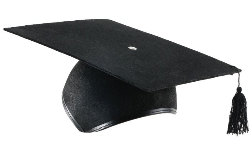 Black graduation cap free image download