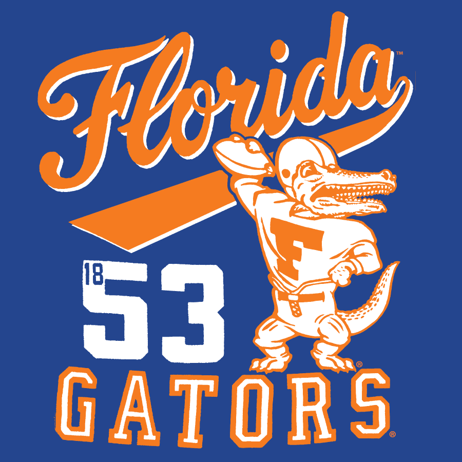 Florida Gators Girl logo drawing free image download