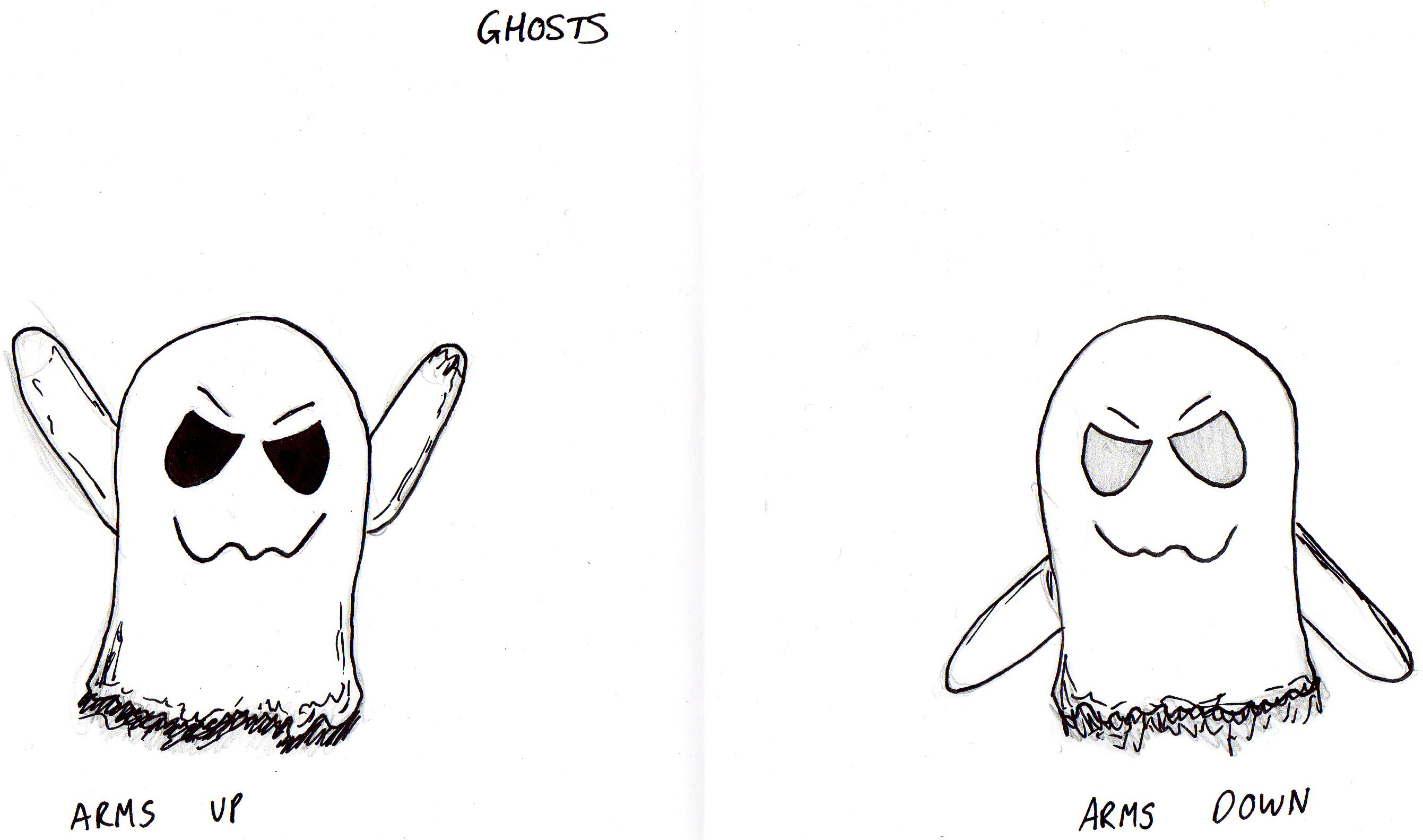 Clip art of cartoon ghosts free image download