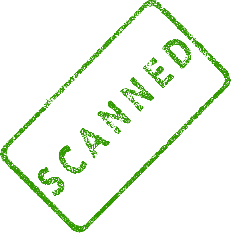 Clip art of green stamp free image download