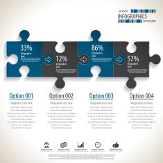 Puzzle infographic free image download