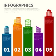 Building infographic set free image download