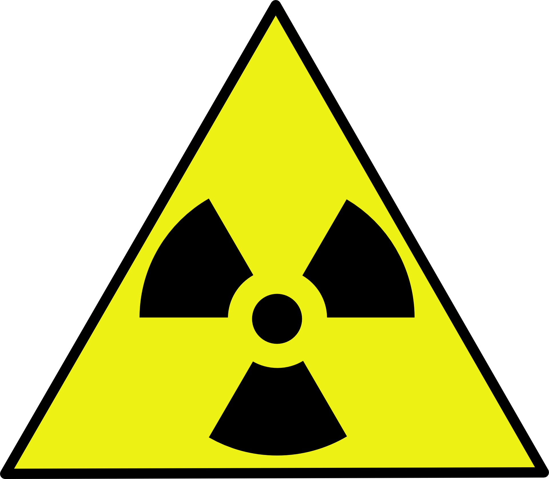 Icon of radiation warning free image download